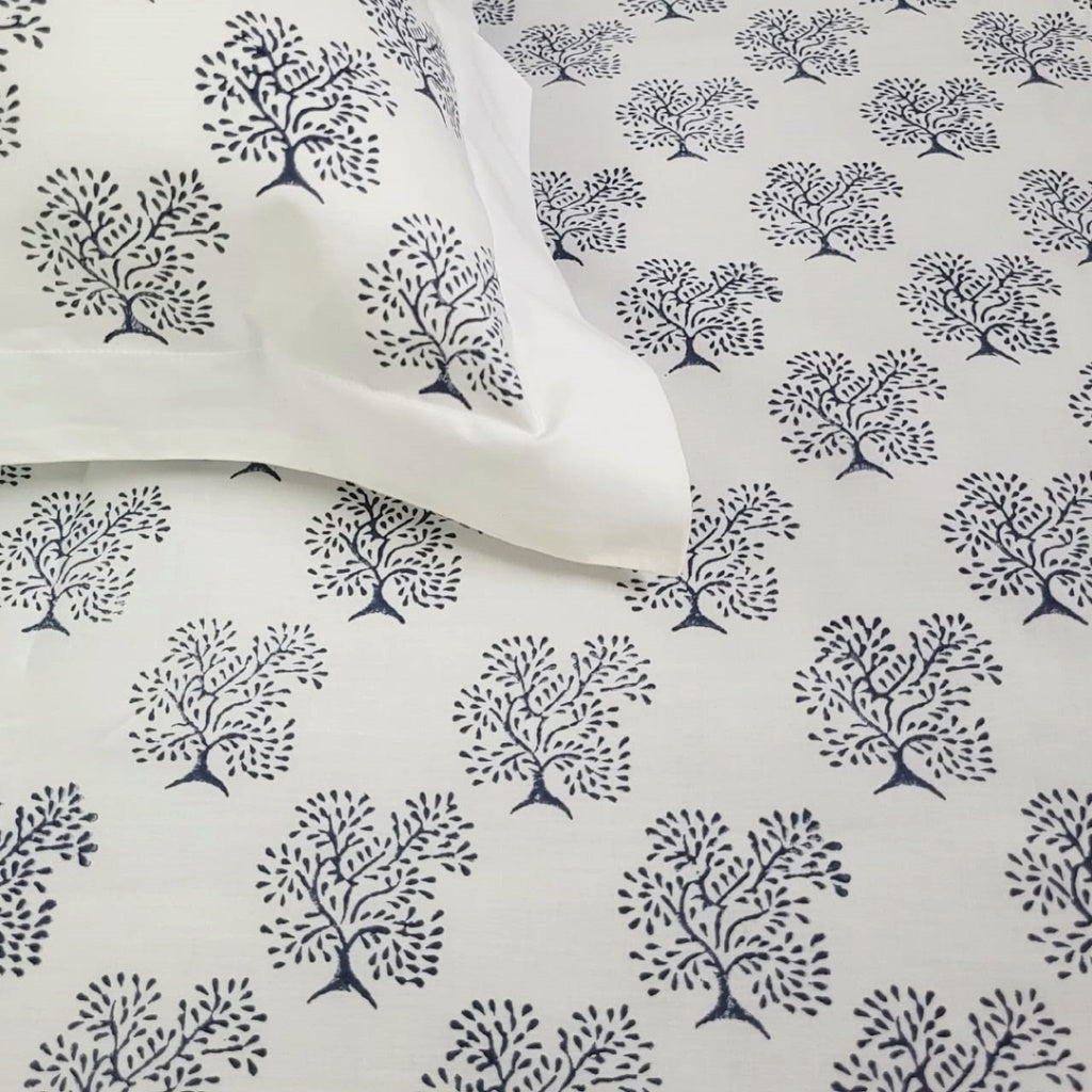 Block Printed Fitted Sheets
